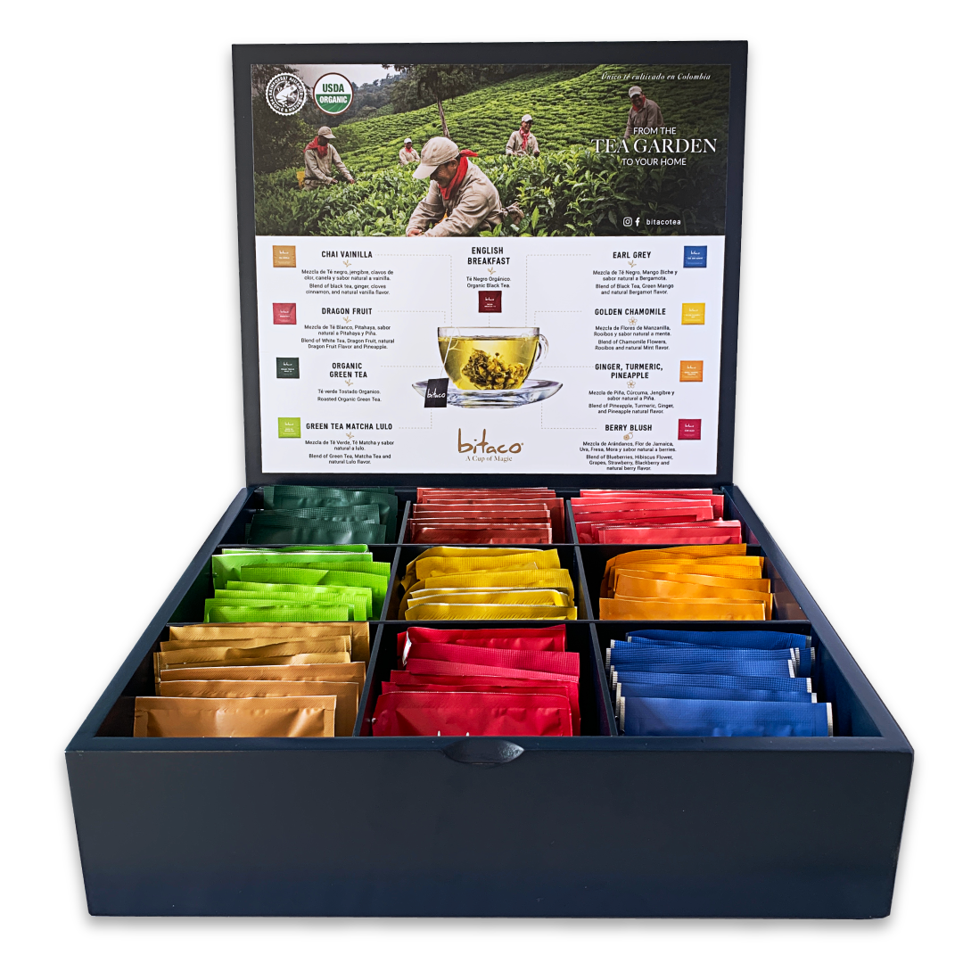 Bitaco Caja De Madera X9 puestos - Incluye 90 sobres – INSTANTE.SHOP